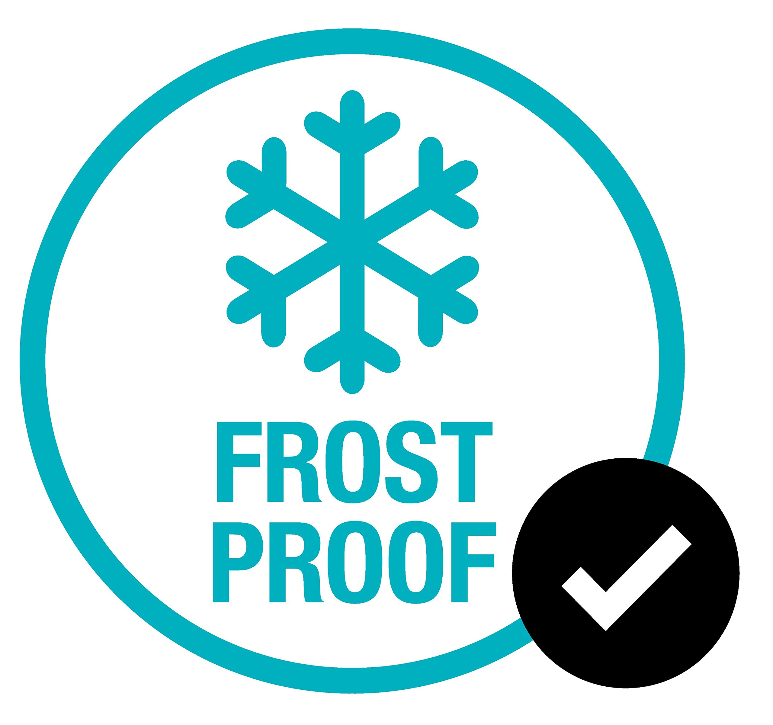 Gardena Metal Nozzle - Frost Proof - (Variable Spray Patterns) + Water Stop, 3815M-FP