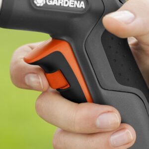 Gardena Metal Nozzle - Frost Proof - (Variable Spray Patterns) + Water Stop, 3815M-FP