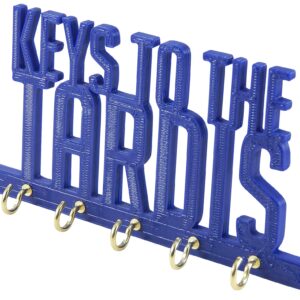 Dr. Who Doctor Who Tardis Key Rack Key Holder Jewelry Organizer 6" x 3" x 3/16"