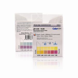 ph paper for testing ph balance in the body, 4.5-10 scale (100 strips)