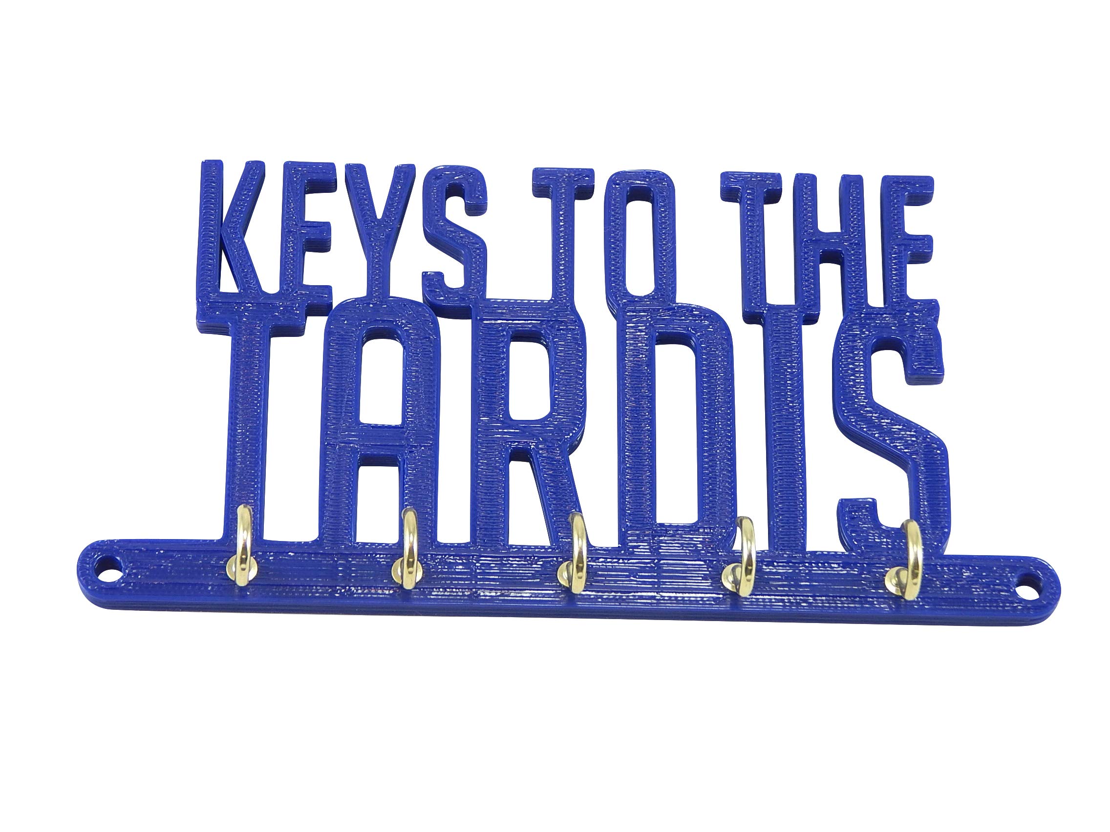 Dr. Who Doctor Who Tardis Key Rack Key Holder Jewelry Organizer 6" x 3" x 3/16"