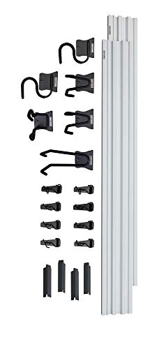 CRAFTSMAN Versatrack Garage Storage System, Storage Rail with 20 Piece Set Mounting Accessories (CMST22000)