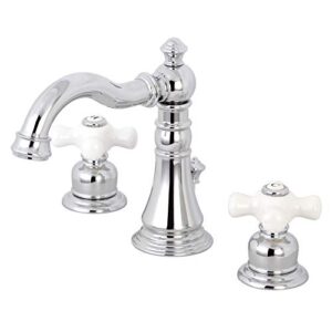 fauceture fsc1971px american classic widespread bathroom faucet with pop-up drain, polished chrome