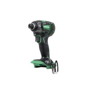 metabo hpt 36v multivolt triple hammer impact driver | 1/4-inch keyless hex | tool body only | wh36dbq4