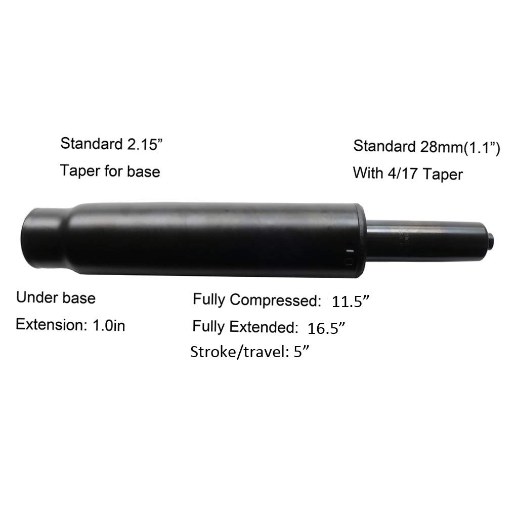 Heavy Duty 5" Stroke Replacement Office Chair Gas Lift Cylinder Pneumatic Shock 350 lbs 5" Class 4