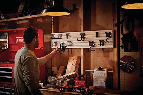 CRAFTSMAN Versatrack Garage Storage System, Storage Rail with 20 Piece Set Mounting Accessories (CMST22000)