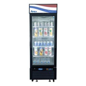 atosa mcf8722gr single section refrigerator merchandiser, 27w x 31-1/2d x 81-1/4h