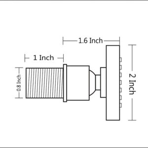 Cascada Modern Solid Brass 16-Nozzle Square Body Spray Jets Shower (Antique Brass)