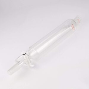 stonylab 500ml Pressure Equalizing Addition Funnel, Borosilicate Glass Dropping Funnel 24/40 Joint with PTFE Stopcock for Laboratory, 500ml