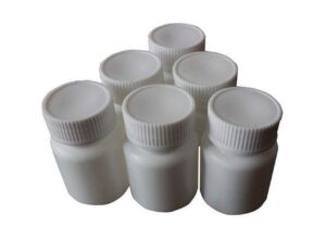 12 pcs 150 ml 5 oz plastic white bottles empty container with screw cap solid powder case refillable storage holder sample jar for dispense different items