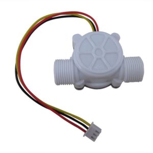 DIGITEN G3/8" Water Flow Sensor, Hall Effect Sensor Food-Grade Flow Meter Flowmeter Counter 0.3-10L/min - Arduino, Raspberry Pi, and Reverse Osmosis Filter Compatible