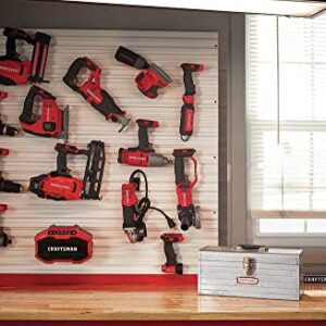 CRAFTSMAN Versatrack Garage Storage System, Storage Rail with 20 Piece Set Mounting Accessories (CMST22000)