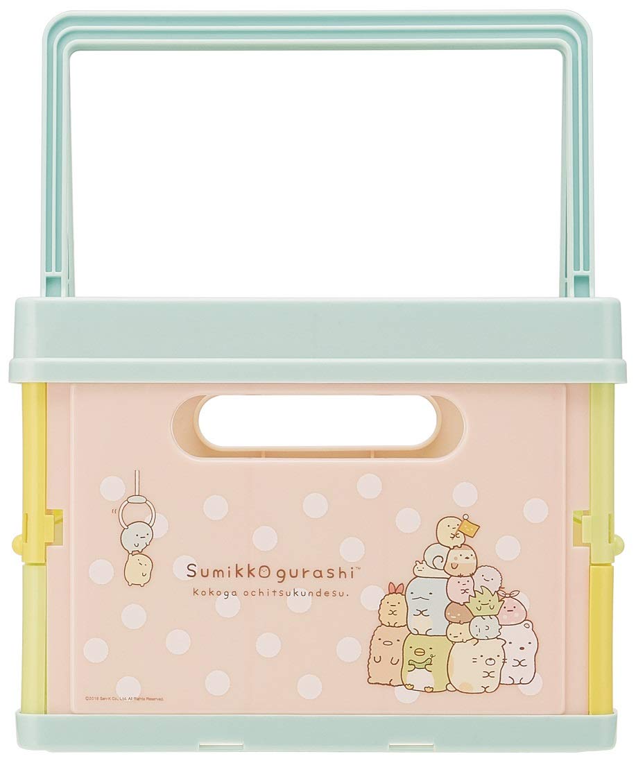 Skater BWOT13 Storage Box, Folding Storage Case, Basket, Sumikko Gurashi, 15.0 x 9.8 x 7.7 inches (38 x 25 x 19.5 cm)