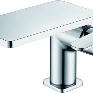 ALFI brand AB1882-PC Polished Chrome Single-Lever Bathroom Faucet, 4.9" L x 4.9" W x 4.8" H