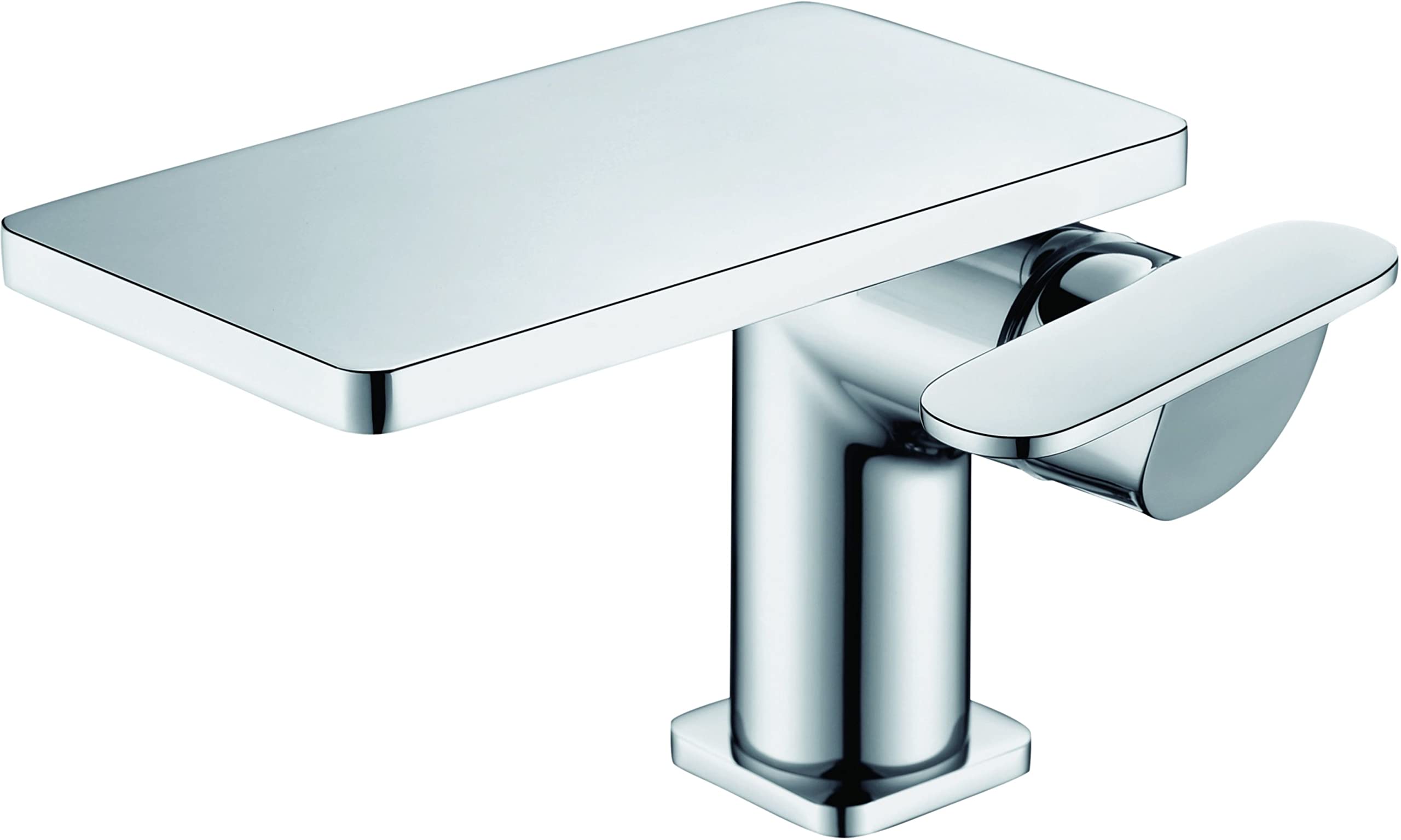 ALFI brand AB1882-PC Polished Chrome Single-Lever Bathroom Faucet, 4.9" L x 4.9" W x 4.8" H