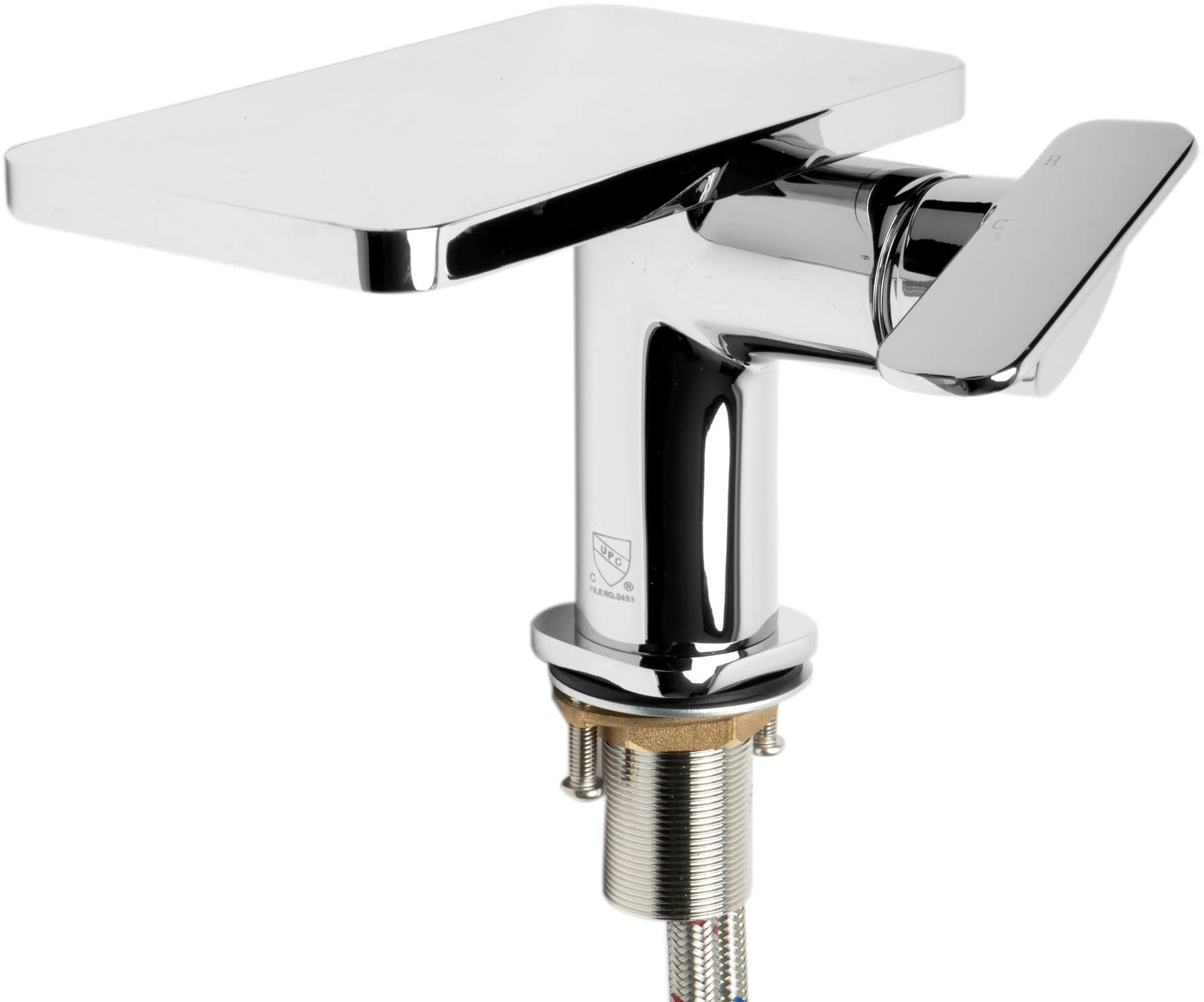 ALFI brand AB1882-PC Polished Chrome Single-Lever Bathroom Faucet, 4.9" L x 4.9" W x 4.8" H