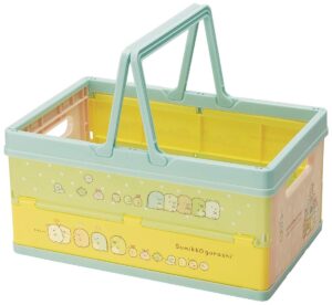 skater bwot13 storage box, folding storage case, basket, sumikko gurashi, 15.0 x 9.8 x 7.7 inches (38 x 25 x 19.5 cm)