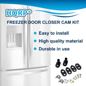 HQRP Door Closer Kit compatible with Whirlpool 4318165 WPW10329686 WP2182179 AP3103517 PS358690 2182178 Refrigerator Replacement