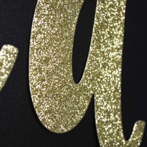 Mastered It 2024 Banner, Graduation Sign, Class of 2024 Congrats Grad Party Decorations Congratulations Assembled Photo Backdrop Supplies (Gold Glitter)