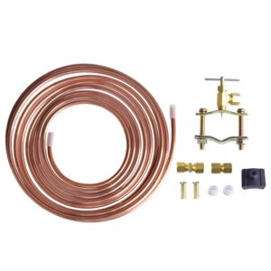 hydro master copper tubing ice maker and humidifier installation kit 1/4 inch x 15 ft lf