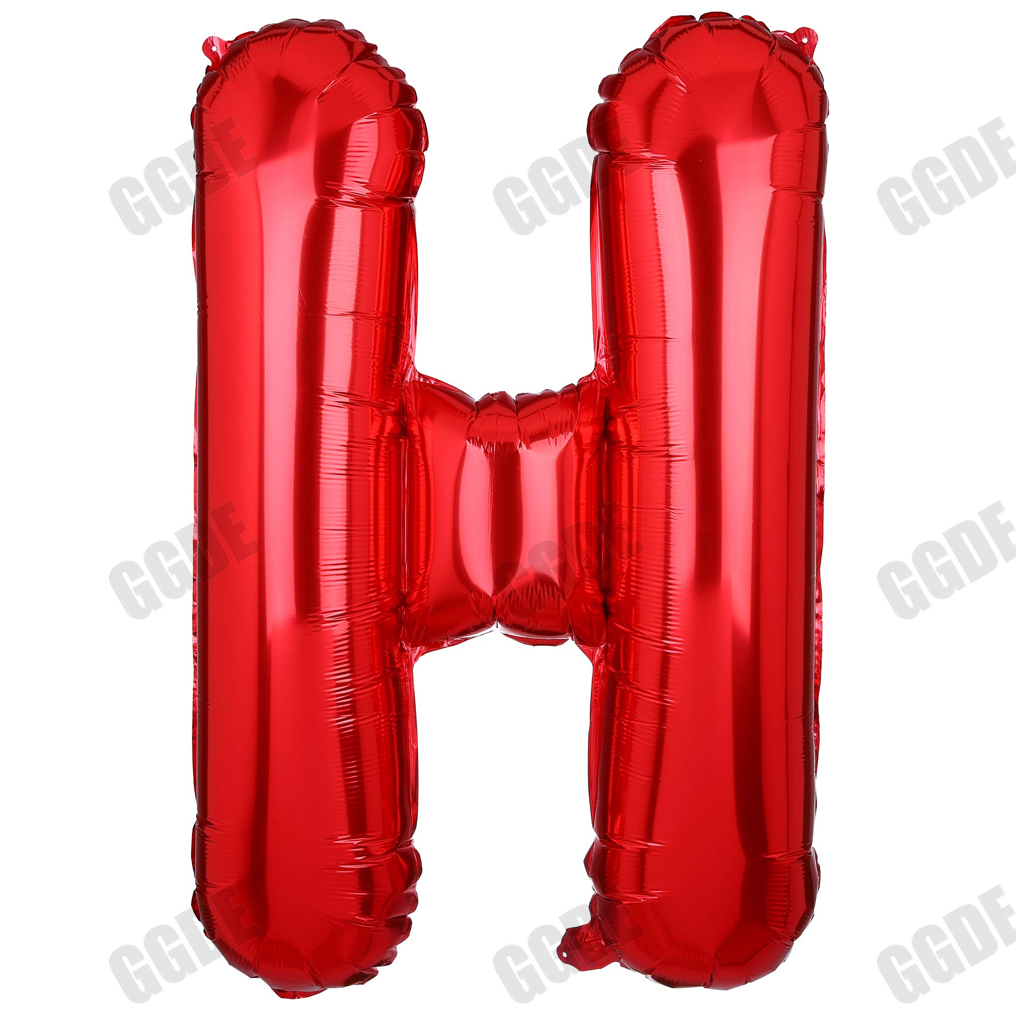 40 Inch Big Red Letter Balloons Foil Mylar Wedding Bachelorette Wedding Birthday Bridal Shower Anniversary Celebration Graduation Party Decoration Alphabet H (A-Z)