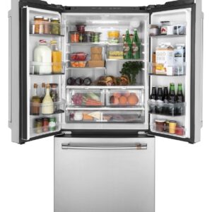 Cafe CWE19SP2NS1 18.6 cu. ft. French Door Refrigerator in Stainless Steel, Counter Depth and ENERGY STAR