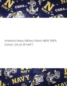 sykel enterprises united states naval academy cotton fabric with new tone on tone design newest pattern