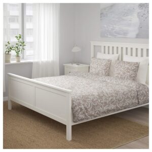 IKEA.. 804.125.92 Duvet Cover and Pillowcase, Beige, White