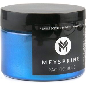 meyspring pacific blue epoxy resin color pigment - 50 grams - great for resin art, epoxy resin, and uv resin - mica powder for epoxy resin