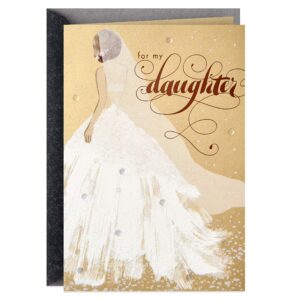 hallmark wedding day card for daughter (dream come true) (599rzb1360)