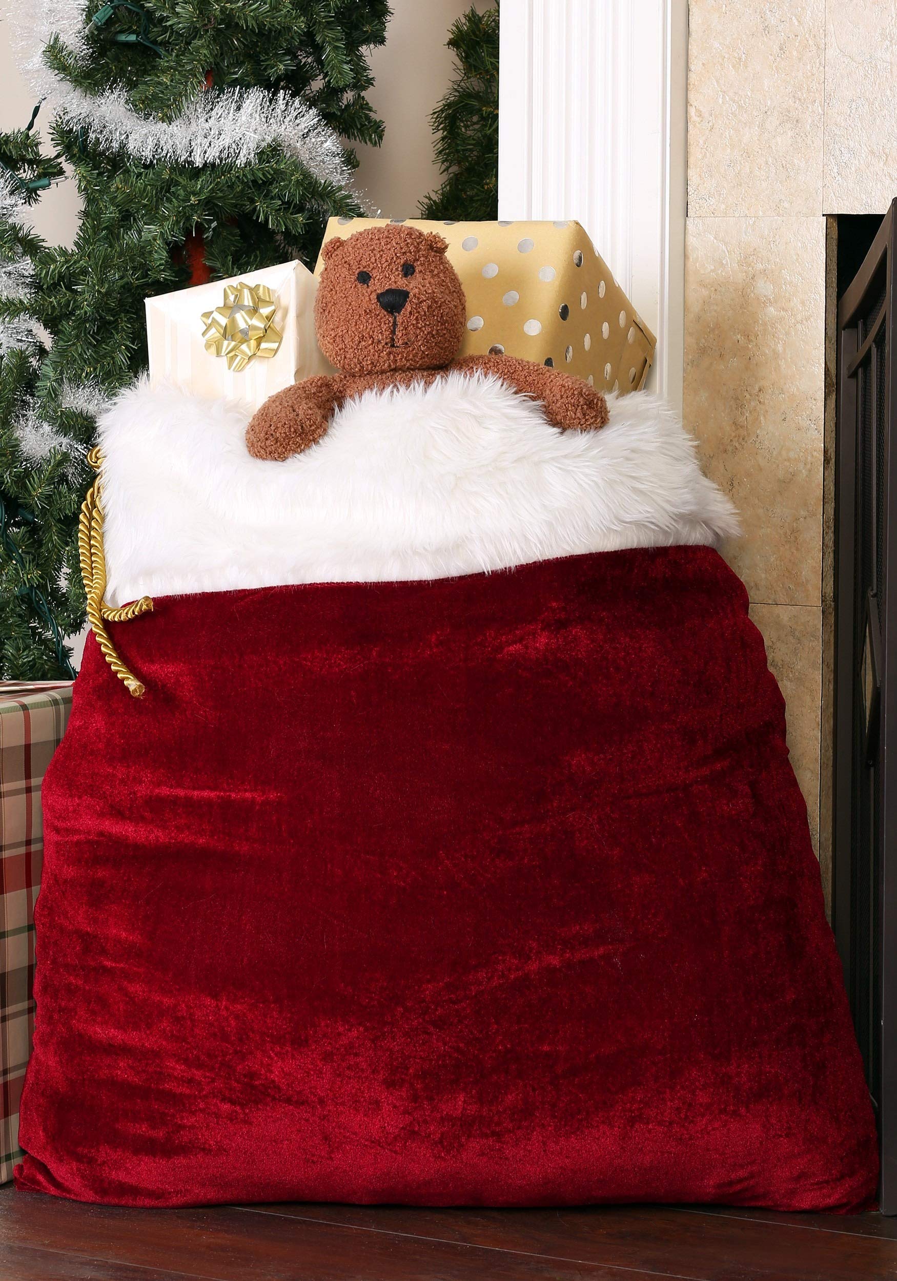 Fun Costumes Santa's Red Toy Sack Standard