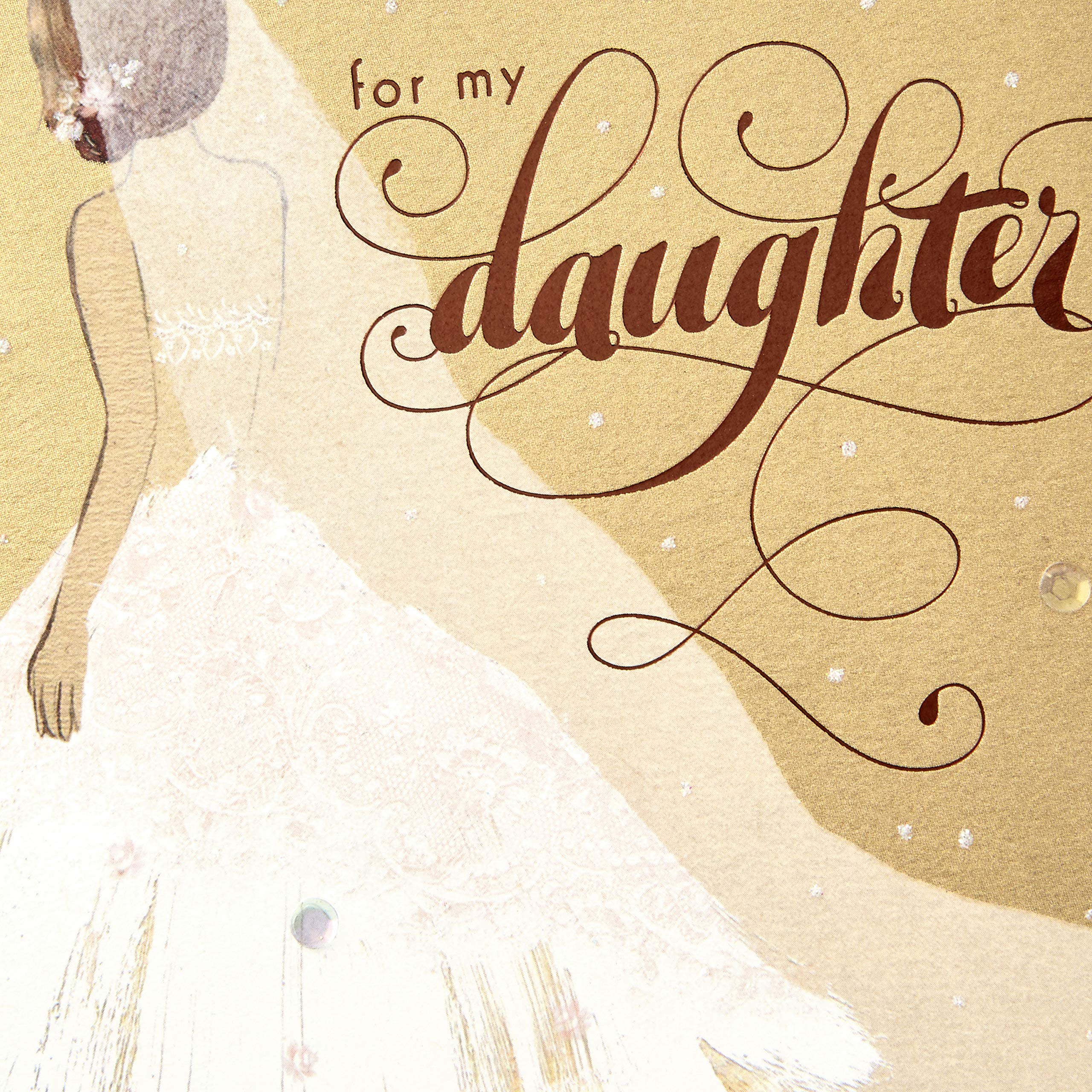 Hallmark Wedding Day Card for Daughter (Dream Come True) (599RZB1360)