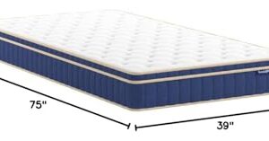 Sweetnight Twin Mattress, 8" Twin Size Hybrid Mattress with Gel Memory Foam & Individually Pocket Springs