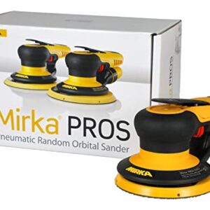 Mirka PROS Pneumatic Random Orbital Sander / 5 inch / 5mm Orbit/Dust-Free Sanding/MRP-550NV