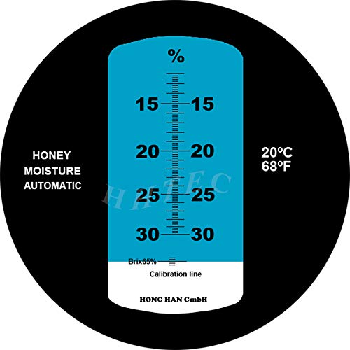 TRZ Honey Refractometer Moisture 12 to 30%，Designed for The Inspection of Moisture Content of Honey