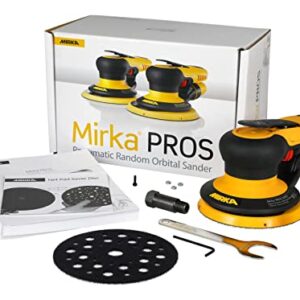 Mirka PROS Pneumatic Random Orbital Sander / 5 inch / 5mm Orbit/Dust-Free Sanding/MRP-550NV