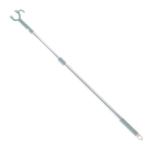 long reach stick retractable closet pole with utility hook telescoping reach clothes pole with long handle