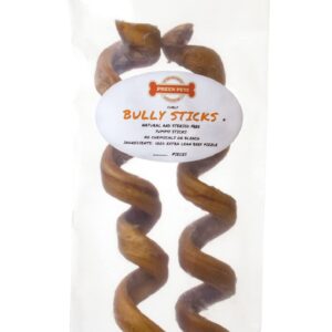 Preen Pets 12" Curly Bully Sticks (60 ct) NOT Odor Free