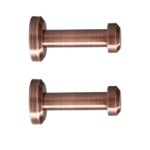 uxcell 2pcs wall hook copper wall mounted 1.8 inch hooks bag coat towel bathroom robe hanger w screws copper tone