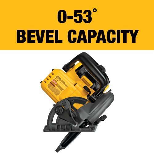 Dewalt DCS577BR FLEXVOLT 60V MAX Lithium-Ion Direct Drive 7-1/4 in. Cordless Worm Drive Style Saw (Tool Only) (Renewed)