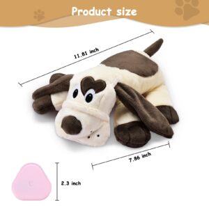 Moropaky Puppy Heartbeat Toy Heartbeat Stuffed Animal for Dogs, Dog Heartbeat Toy for Puppy Sleep Aid Crate Training Calming, Dog Anxiety Toys for Puppy Comfort