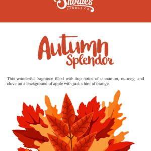 Autumn Splendor Premium Tealight Candles Bulk Pack - Highly Scented with Essential Oils - 24 Orange Tea Lights - Beautiful Candlelight - Made in The USA - Christmas & Holiday Collection