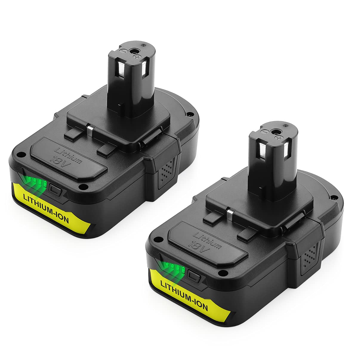 energup 2Pack 18V 3.8Ah P102 Replacement for Ryobi 18V Lithium Battery for 18-Volt ONE+ Battery P104 P105 P102 P103 P107 Cordless Tools Compatible with Ryobi 18v Batteries