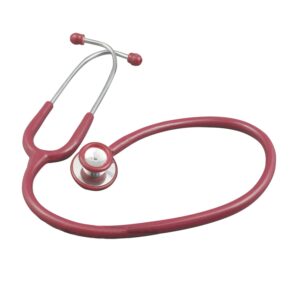 odontomed2011 dual head stethoscope with chestpiece for nurses, doctors & students for clinical and home use maroon tube