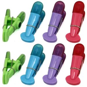 8pc kitchen bag clips magnet food chip multi purpose clothespin mini clip crafts