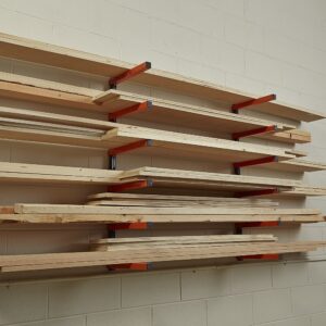 TWO BORA PBR-001 Wood Organizers & Lumber Storage Metal Racks 12 total levels