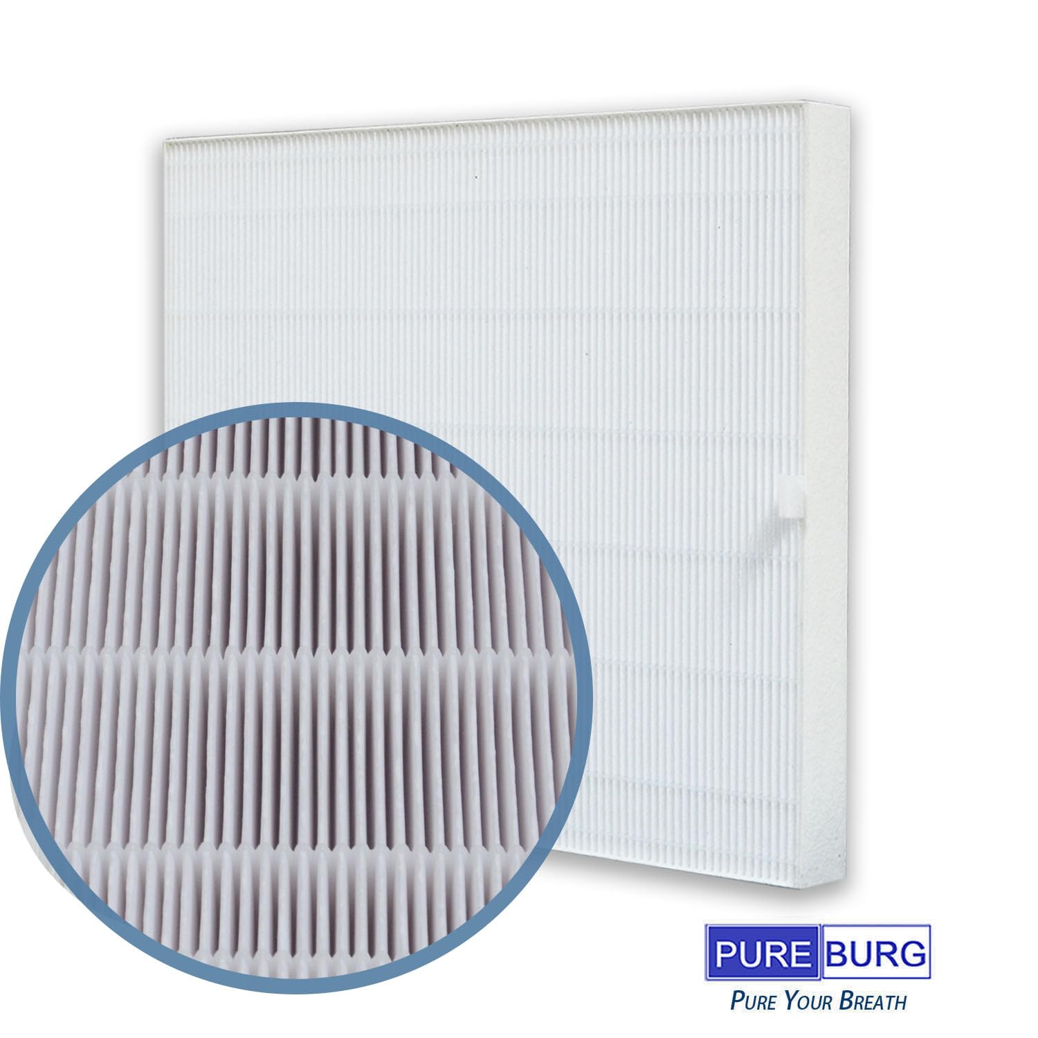 PUREBURG Replacement Filter Set Compatible with Coway AP-1512HH AP-1518 & AIRMEGA 200M Mighty Air Purifiers,H13 HEPA + 2 x Activated Carbon Pre-Filter Air Clean VOCs Odor