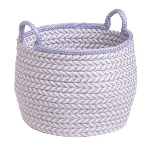 colonial mills mistque basket, 18"x18"x17", purple