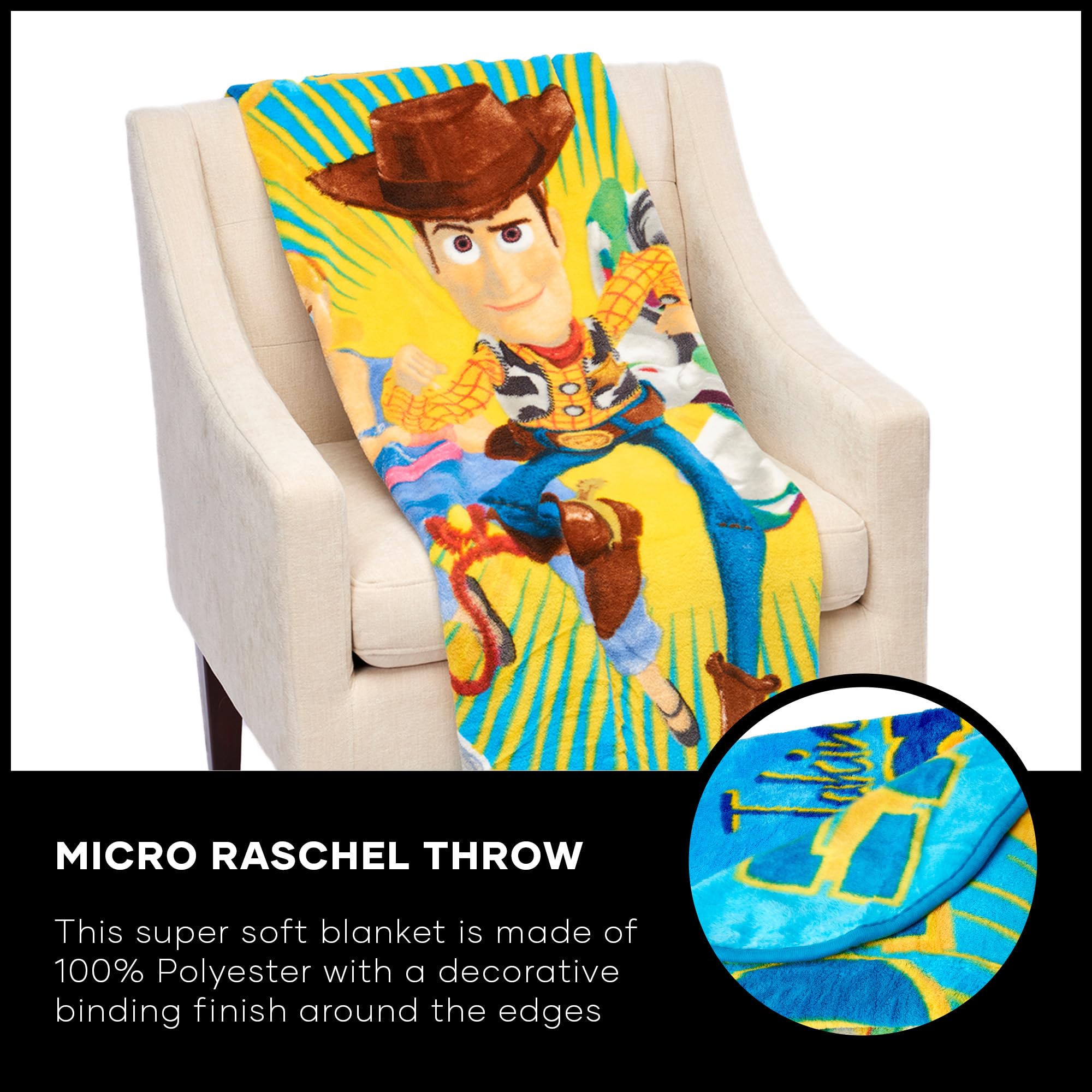 Northwest Takin Action Micro Raschel Throw Blanket, 46" x 60"