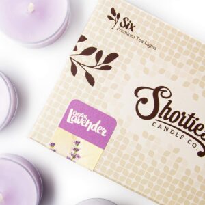 Pure English Lavender Premium Tealight Candles Multi Pack - Highly Scented with Essential & Natural Oils - 12 Purple Tea Lights - Beautiful Candlelight - Made in The USA - Flower & Floral Collection